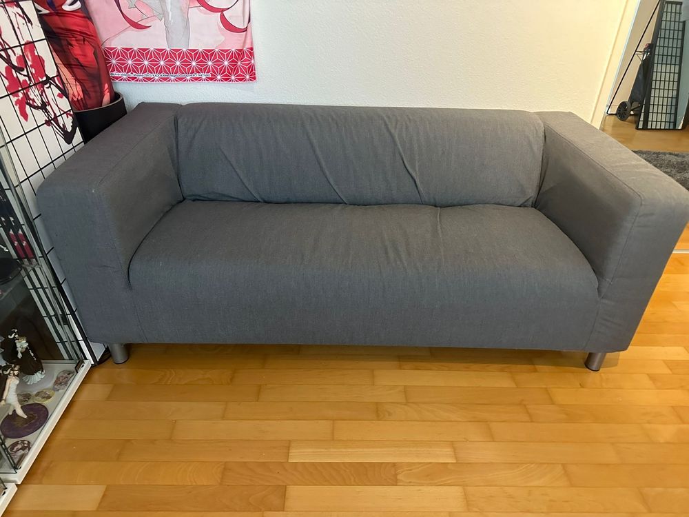 KLIPPAN 2er-Sofa, Vissle grau | Kaufen auf Ricardo