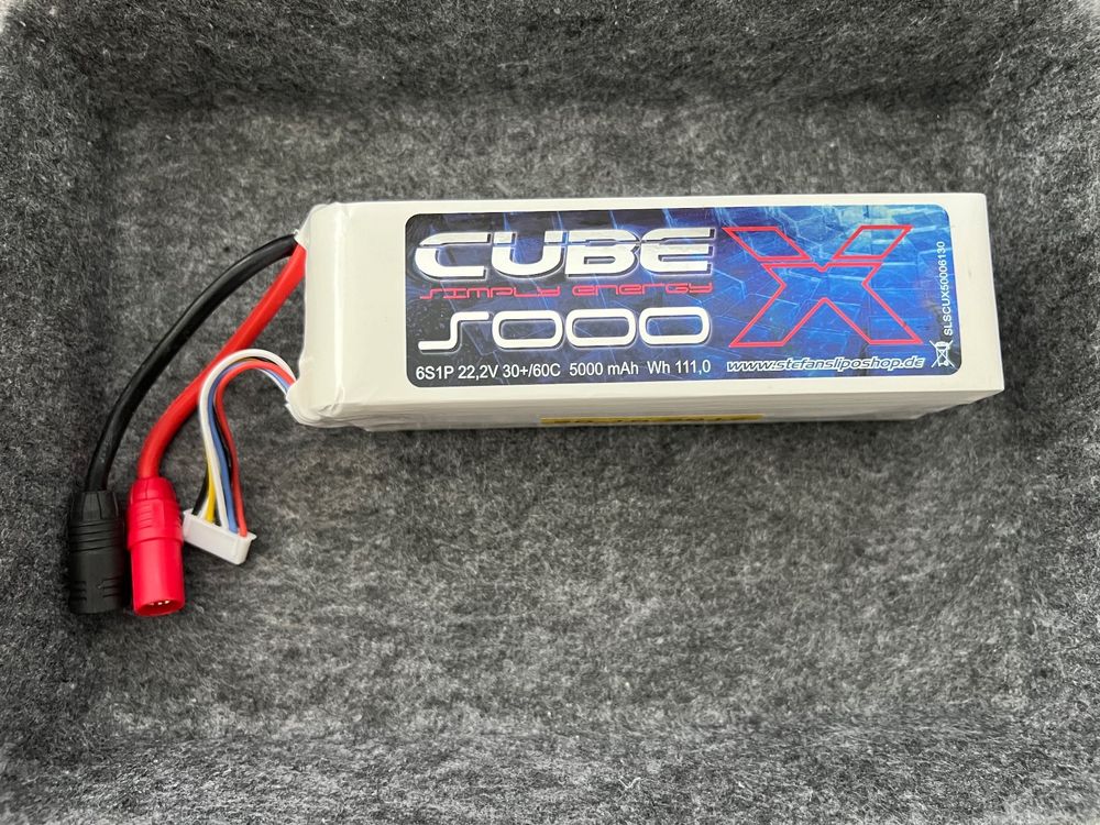 SLS X-CUBE 5000MAH 6S1P 22,2V 30C/60C (Gebraucht) in Uttigen für CHF 25 – mit Lieferung auf ...