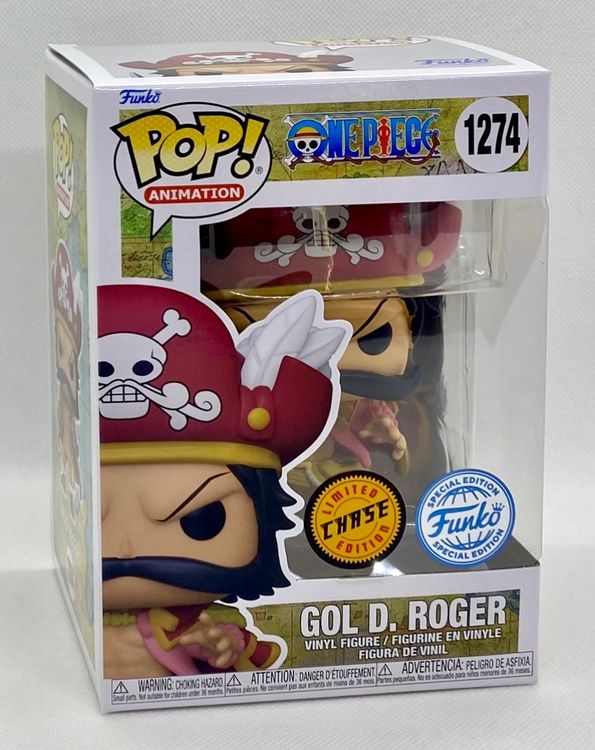 Funko Pop! One Piece, Gol D. Roger #1274, Special Ed. Chase (Neu und ...