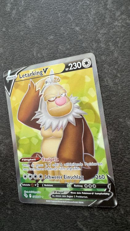 Letarking V - Seltene Pokémon Karte - Top Zustand (Neu (gemäss ...