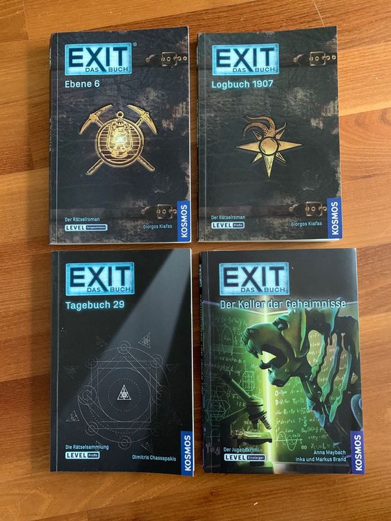 4 Bücher EXIT - Das Buch (Rätselromane/Jugendkrimi) (Gebraucht) in ...