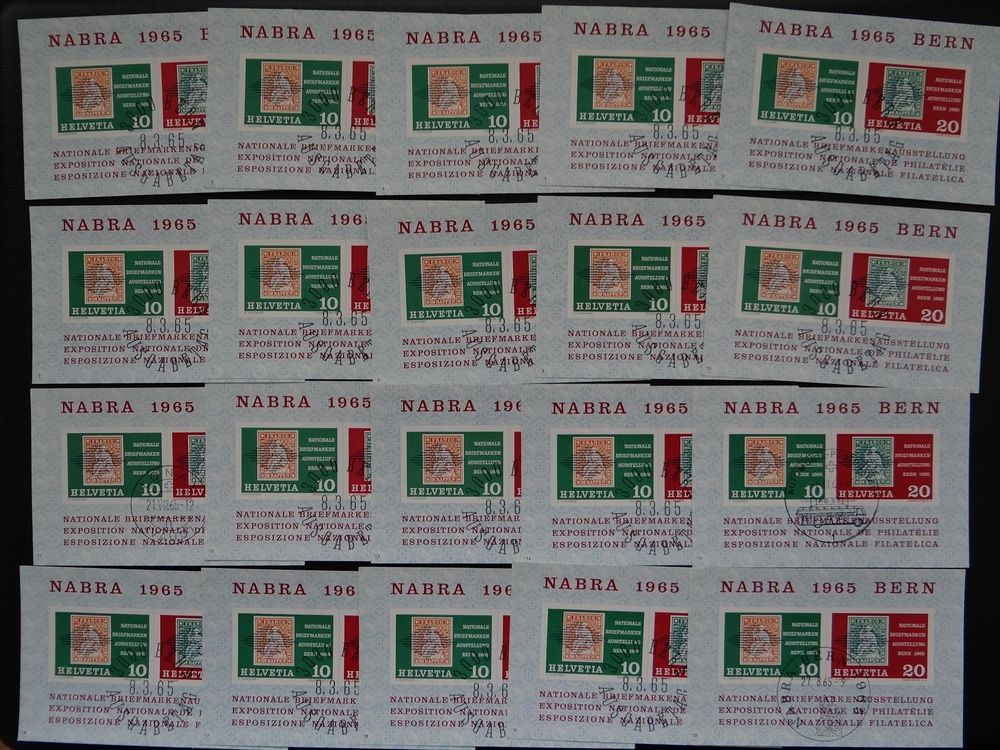 Nabra-Block 1965 Nr. 1-20 komplett (Gebraucht) in Kriens für CHF 31 ...