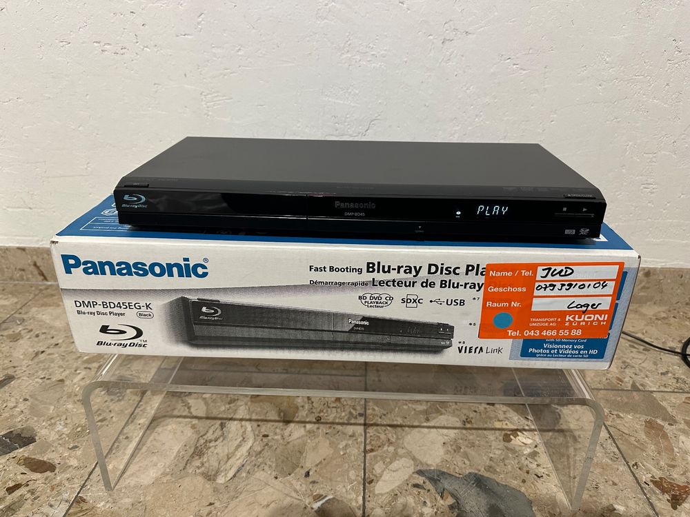 Panasonic DMP-BD45EG-K in original Schachtel | Kaufen auf Ricardo