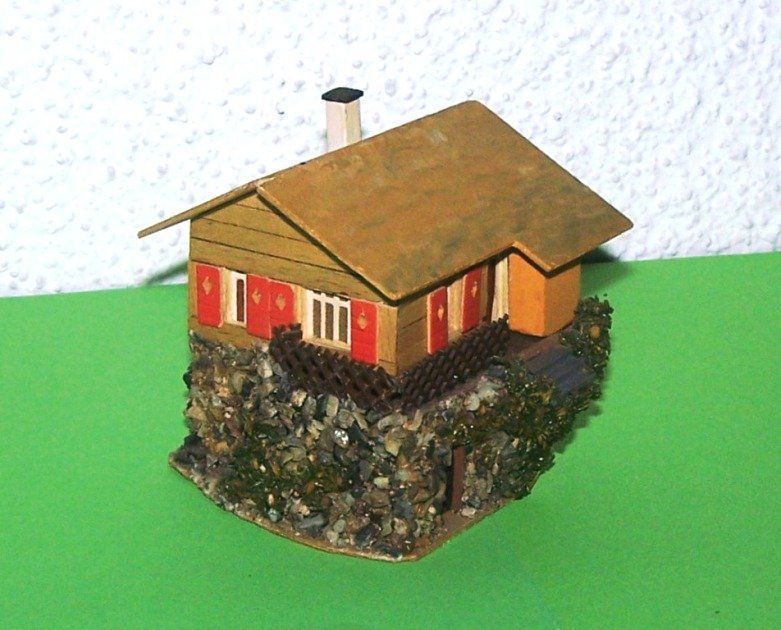 Faller H0 294: Berghaus am Hang, aus Holz, schön + rar! (Gebraucht) in ...