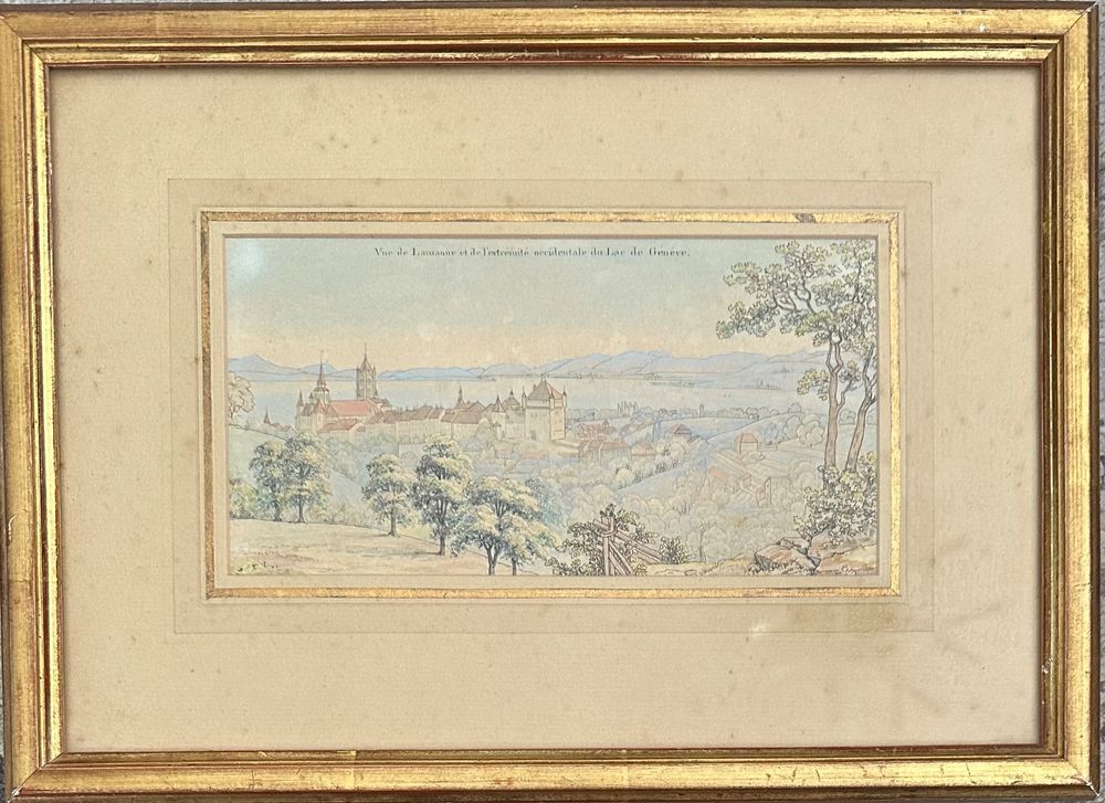 Genfer Landschafts Aquarell Beschriftet (Gebraucht) in Root für CHF 19 – nur Abholung auf ...