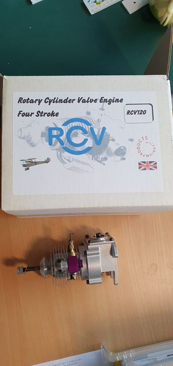 Modellmotor RCV 120 Rotary Cylinder Valve Engine Four Stroke | Kaufen auf Ricardo