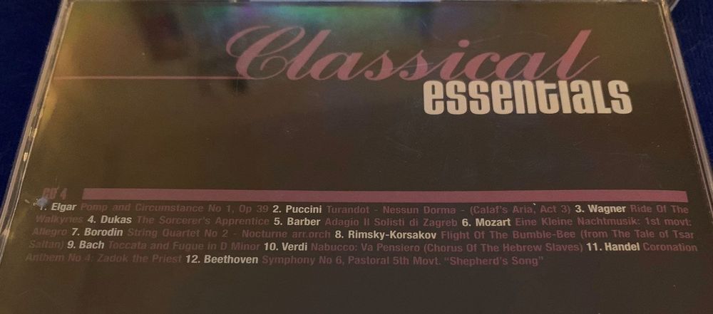 Classical Essentials 4CD Klassik wie neu Bach Vivaldi etc (Gebraucht ...