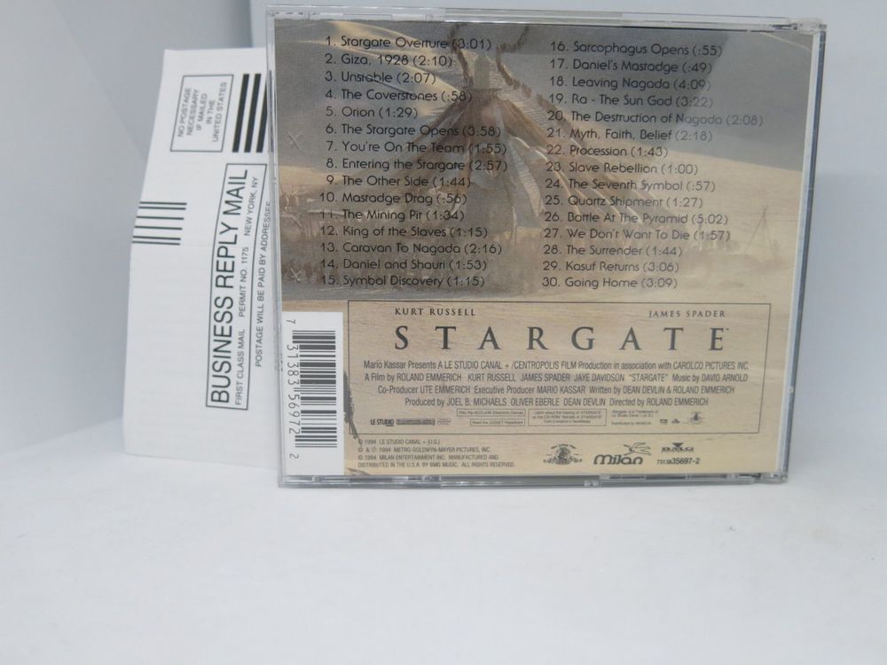 USA Stargate Original Motion Picture Soundtrack David Arnold (Gebraucht ...