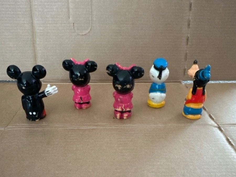 Alte Mickey Maus, Minnie Maus, Goofy und Donald Duck Figur | Kaufen auf Ricardo