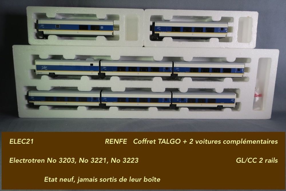 ELEC21 RENFE TALGO 200 6 + 2 Voitures Electrotren (Neu (gemäss ...