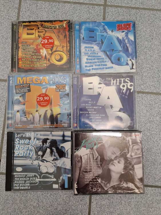 6 Sampler CDs: Bravo Hits, Rock & Pop (Gebraucht) in Arnegg für CHF 15 ...