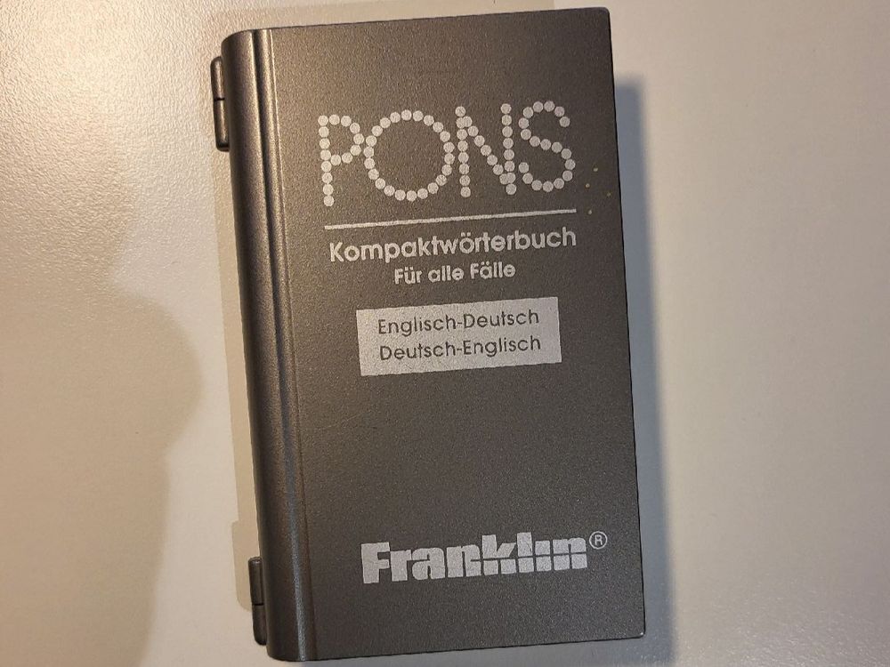 PONS Kompaktwörterbuch Deutsch - Englisch (Gebraucht) in für CHF 1 ...