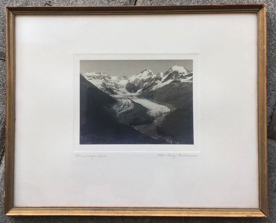 Antike Berglandschaft Fotografie Signiert (Gebraucht) in Root für CHF 100 – mit Lieferung auf ...
