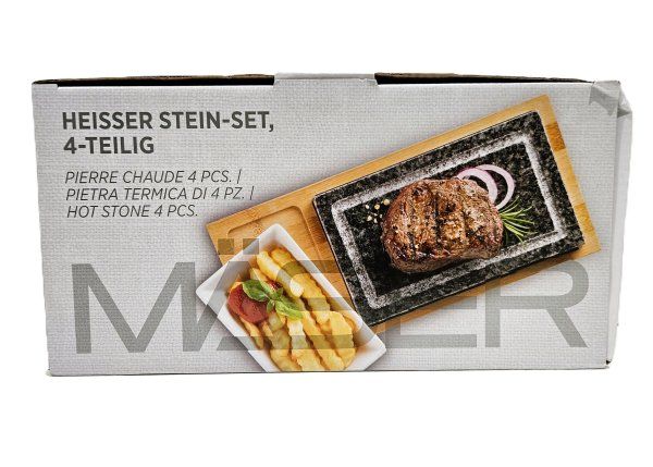 MÄSER Heisser Stein-Set, 4-teilig Hot-Stone Set (Neu und originalverpackt) in Thalheim an der ...