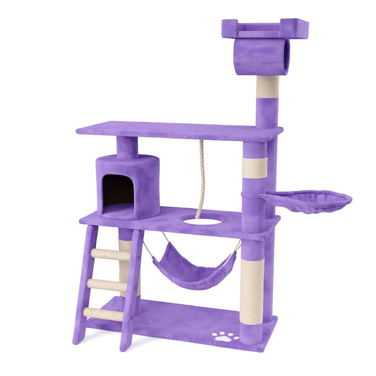 Katzenbaum SIMBA 141 cm lila | Kaufen auf Ricardo
