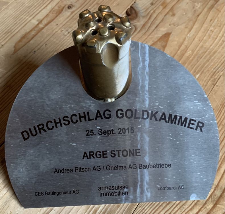Andenken Durchschlag Goldkammer (Umbau militärische Anlage) (Gebraucht ...