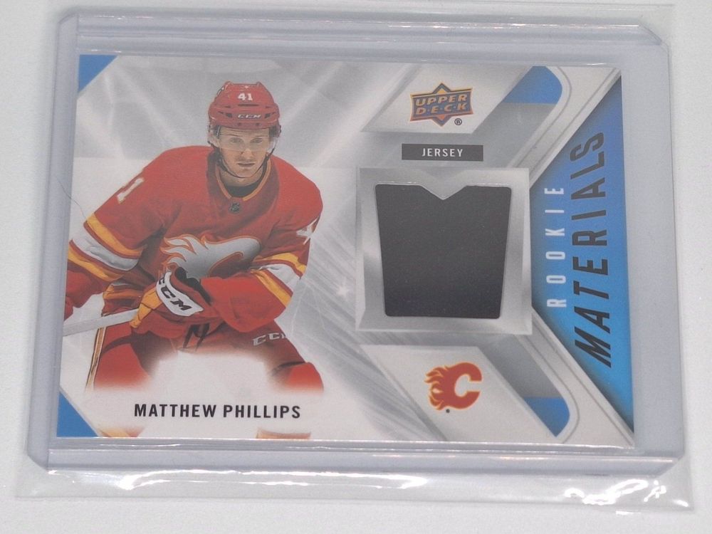 Carta NHL Jersey Patch Matthew Phillips Rookie | Kaufen auf Ricardo