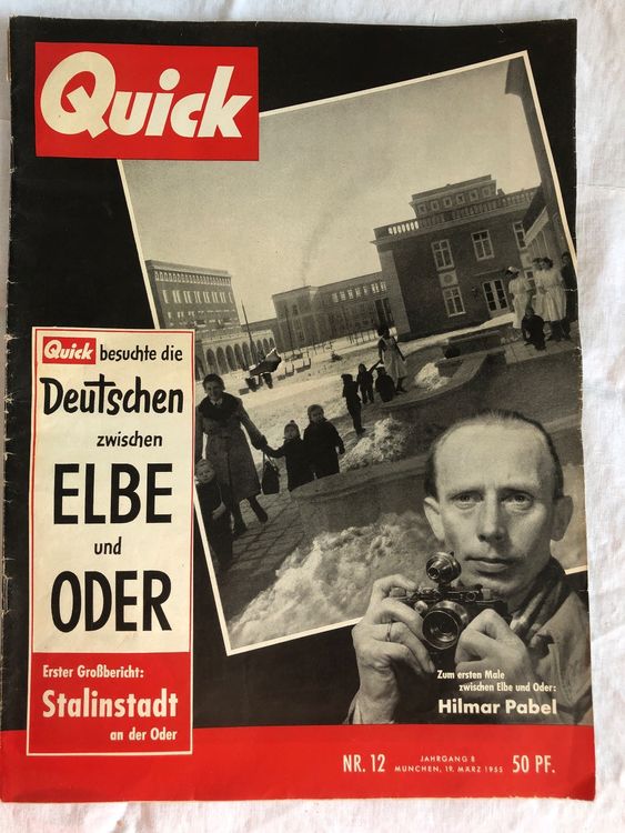 Zeitschrift QUICK, Nr. 12, 19. März 1955, Jahrgang 8 München (Gebraucht ...
