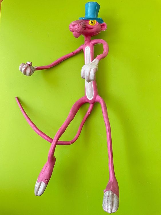 Biegefigur Figur Bendy Pink Panther Paulchen Panther 1982 (Gebraucht ...
