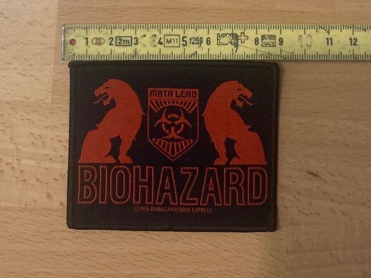 Biohazard Patch Sticker Aufnäher Rock Metal Band 2 (Neu (gemäss ...
