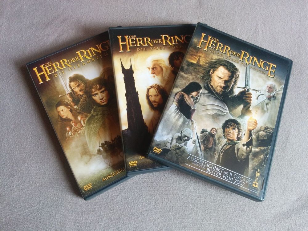 Der Herr der Ringe - 6 DVD's (Neu (gemäss Beschreibung)) in Turtmann ...