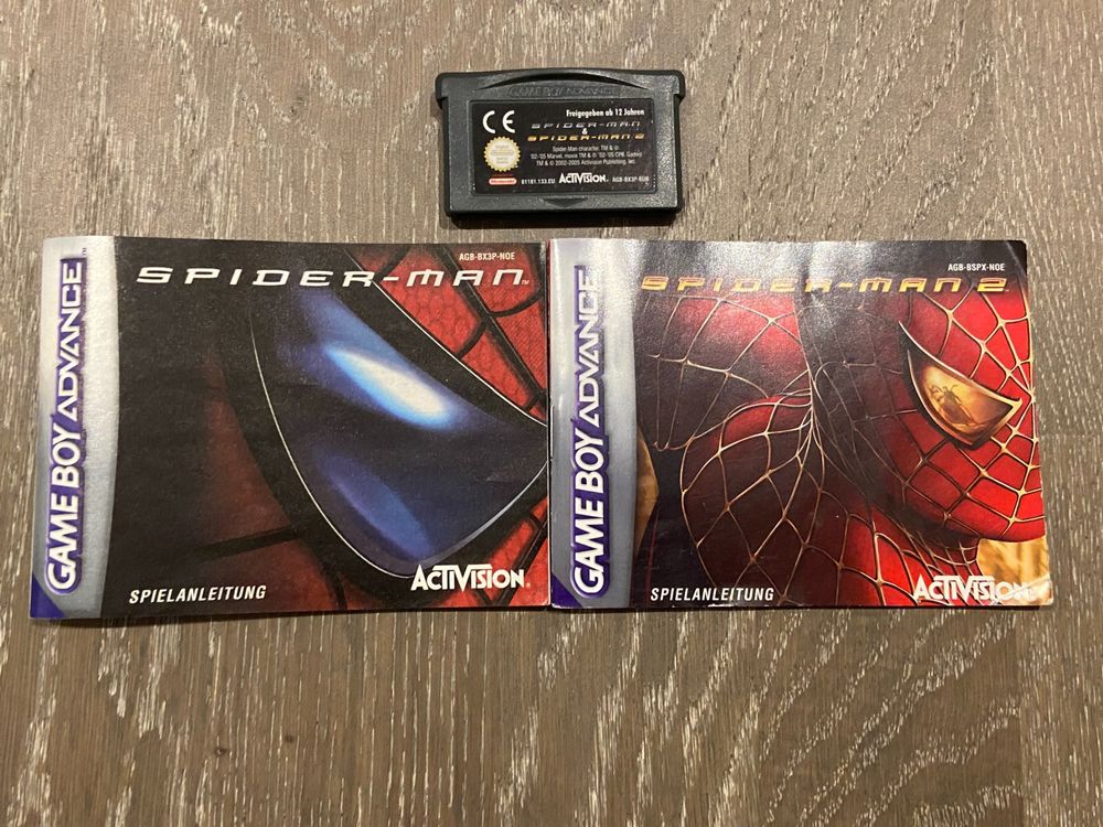 Spider-Man 1 & Spider-Man 2 - Game Boy Advance GBA (Gebraucht) in ...