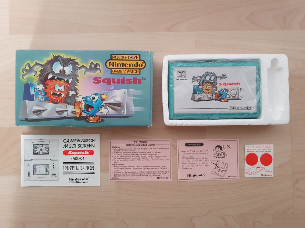 Nintendo Game & Watch - Squish - MG-61 (OVP) (Gebraucht) in Worb für ...