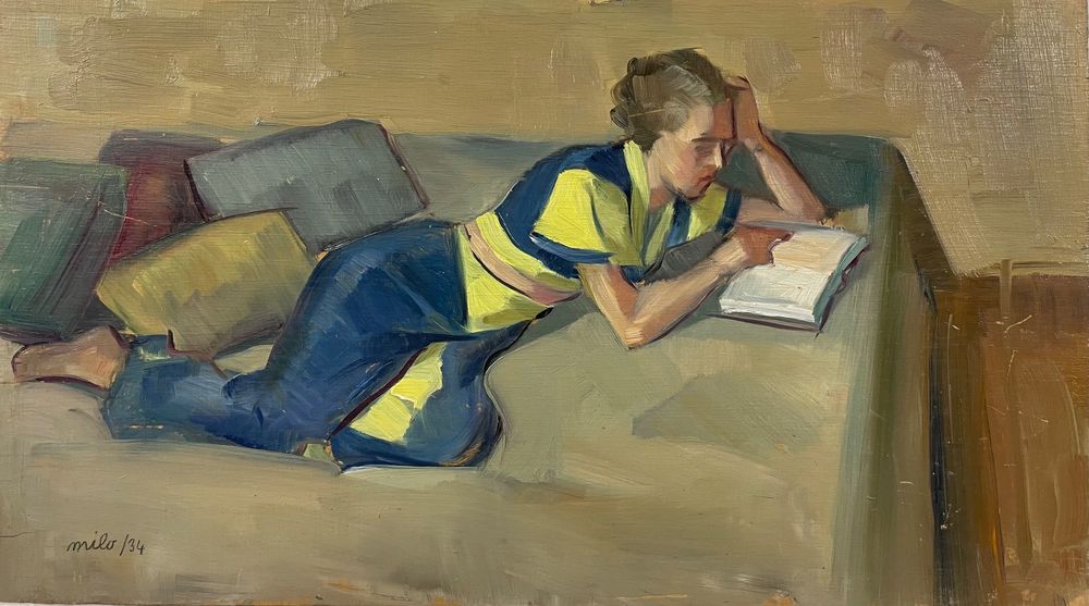 Jean Emile Milo Van Ginterdael (1906-1993) Gemälde (Gebraucht) in Root ...