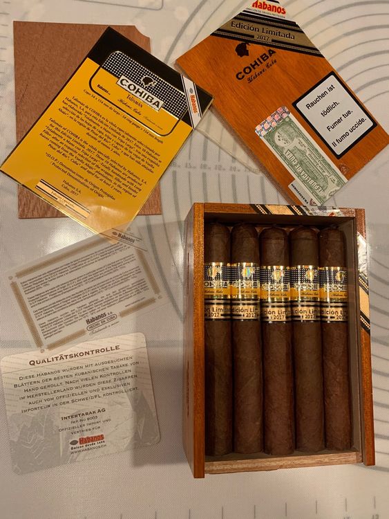 COHIBA TALISMÁN EDICIÓN LIMITADA 2017 (Neu und originalverpackt) in Romanshorn für CHF 1499 ...