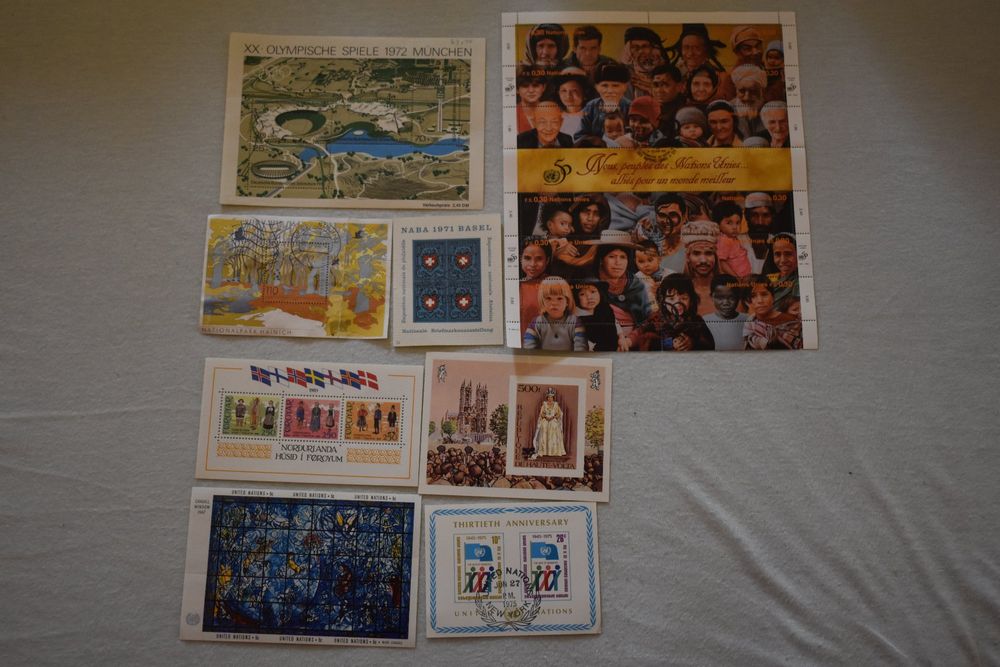 Briefmarkem Blocks (Gebraucht) in Männedorf für CHF 4 – mit Lieferung ...