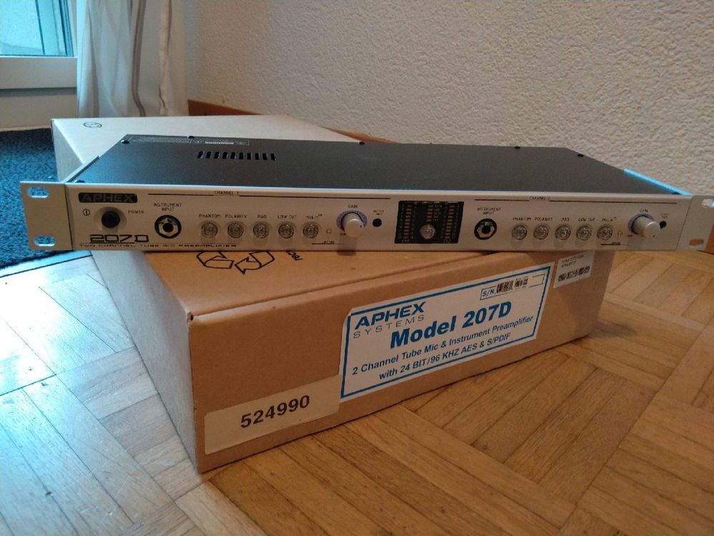 Aphex 207D Tube Dual Preamp with ADC A/D Converter | Kaufen auf Ricardo