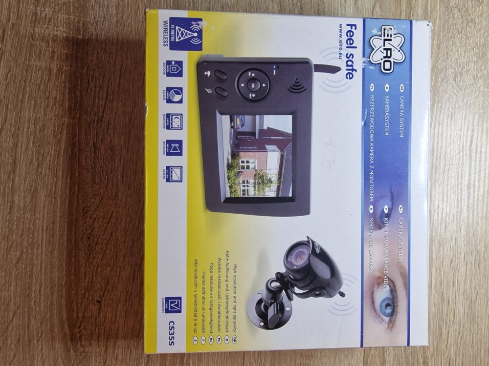 Elro CS35S Feel safe camera system 3,5" tft display IR leds (Gebraucht ...
