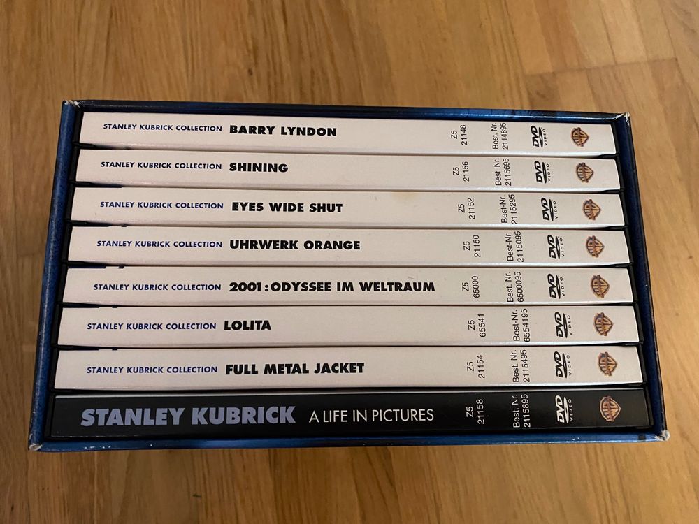 Stanley Kubrick DVD Collection 8 DVDs | Kaufen auf Ricardo