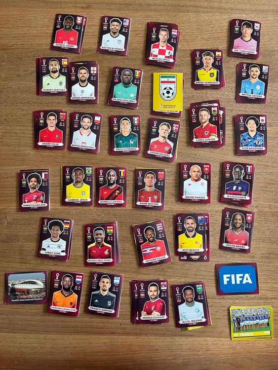 PANINI WM 2022, wähle aus ca. 120 Sammelbildern, 30 Rp./Stk (Neu ...
