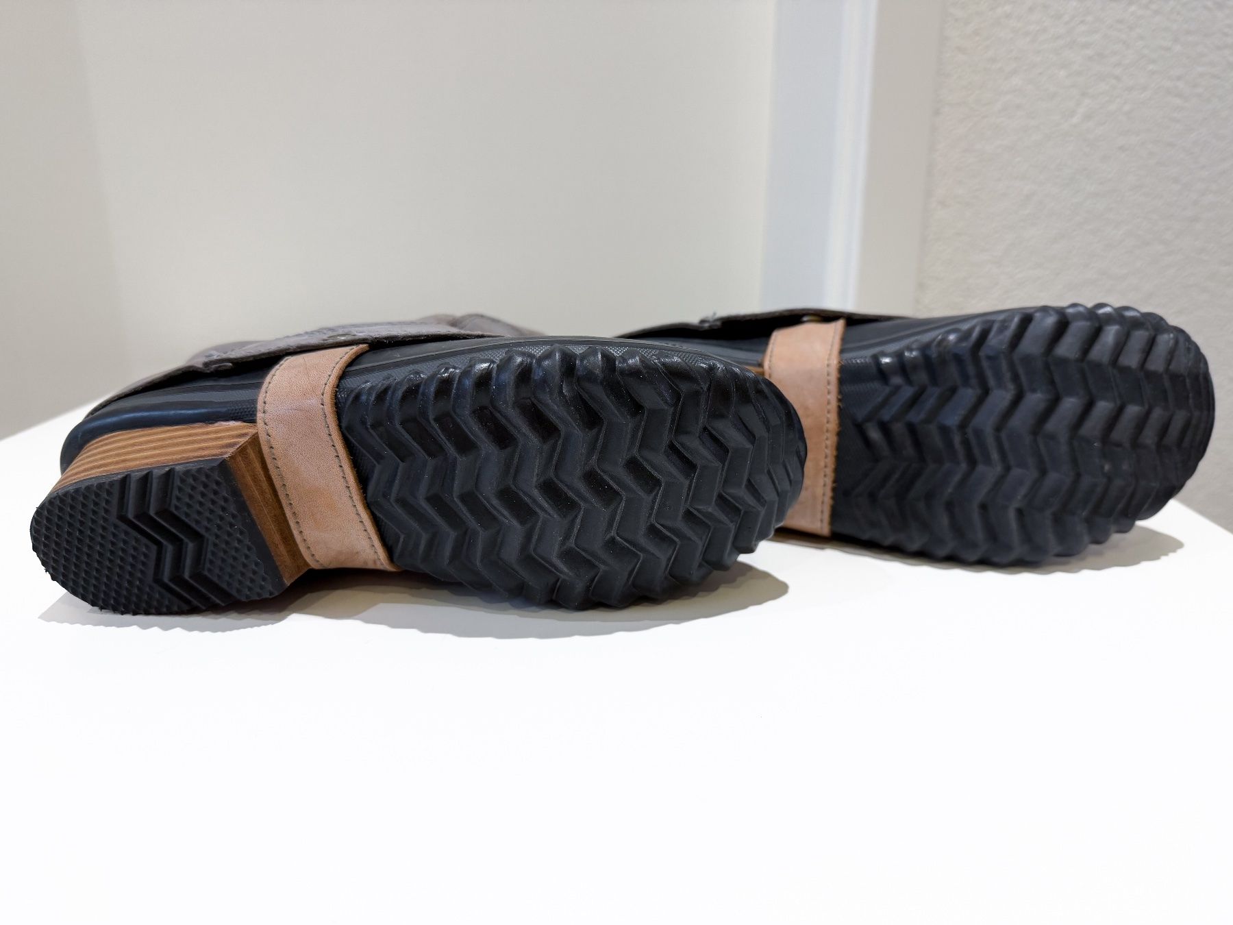 Sorel Damen Winterstiefel Leder – Grau/Schwarz – Grösse 36 (Gebraucht ...