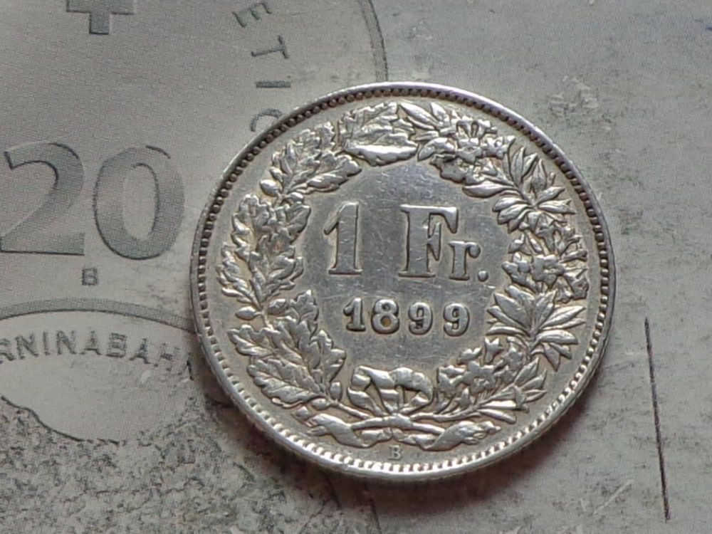 1 Fr.1899 B Belle pièce - Rare | Kaufen auf Ricardo
