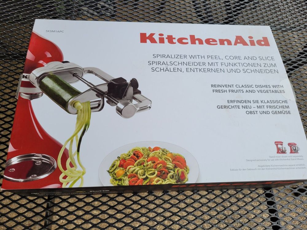 Original Kitchenaid Spiralschneider 5KSM1APC (Gebraucht) in Suberg für ...