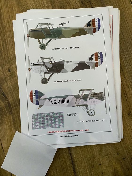 BUCH ENG THE LEPERE LUSAC-11 WWI WINDSOCK DATAFILE 120 (Gebraucht) in MÜHLEDORF/SO für CHF 7.5 ...