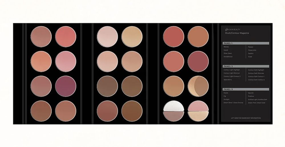 GLO SKIN BEAUTY PALETTE - PRO BLUSH/CONTOUR MAGAZINE (Neu (gemäss ...