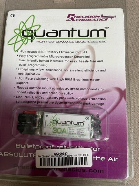 Fahrtenregler 30A Quantum (Neu und originalverpackt) in Hausen AG für CHF 28 – mit Lieferung auf ...