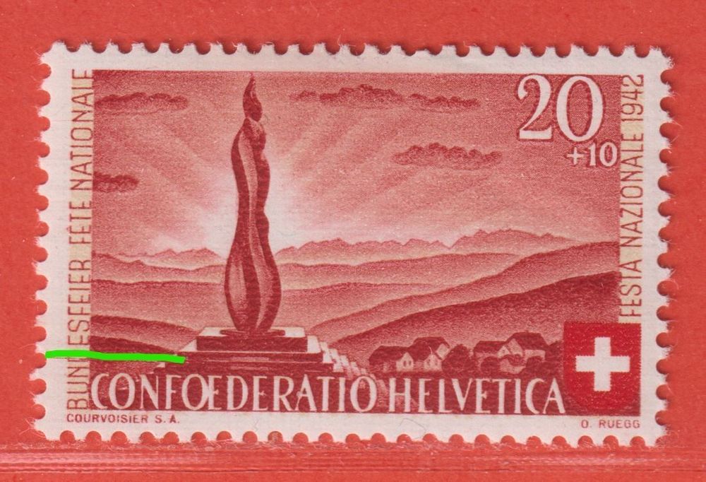 Pro Patria Abart B16 roter Strich ul | Kaufen auf Ricardo