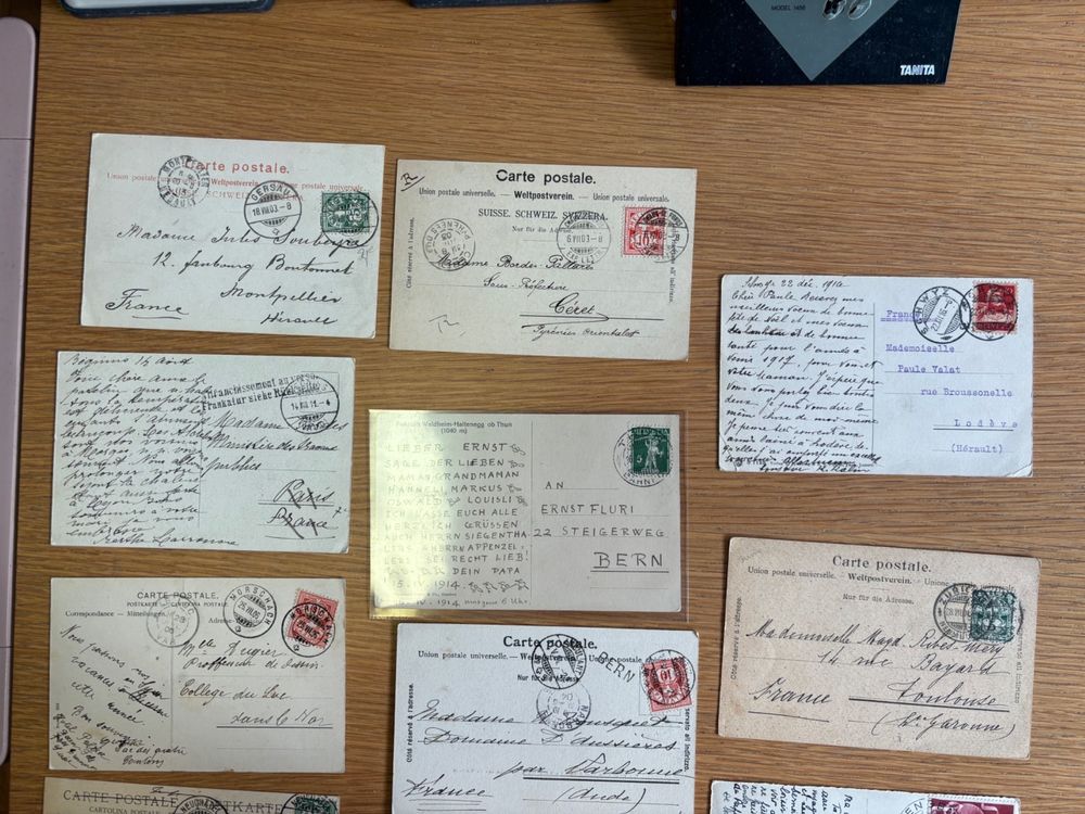 12 alte Schweizer Ansichtskarten (Gebraucht) in Murgenthal für CHF 10 – mit Lieferung auf ...