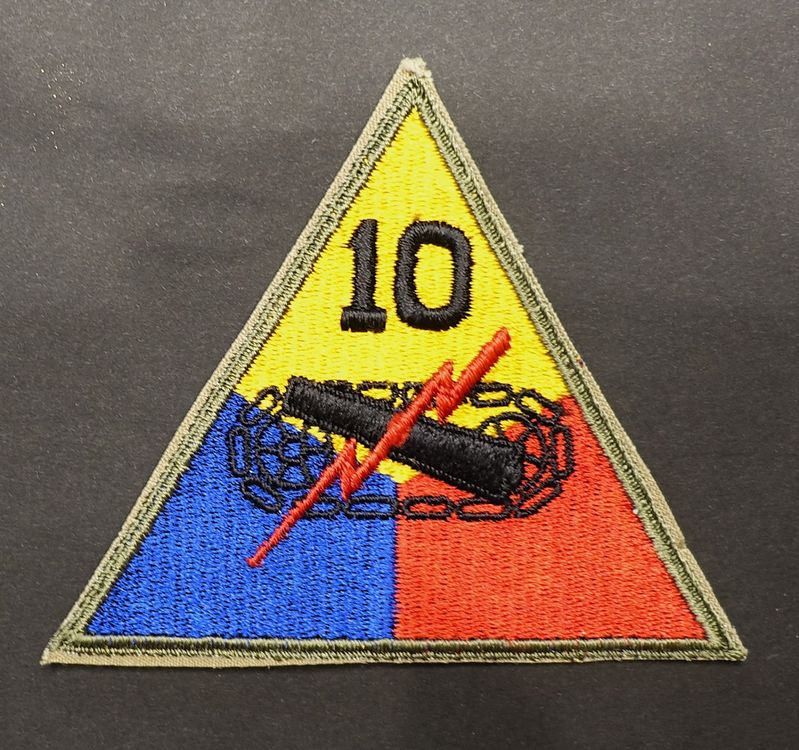 US Army 10th Armored Division Patch (Gebraucht) in Kappelen für CHF 8 ...