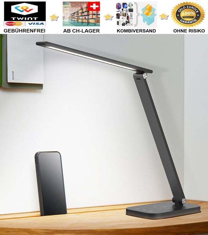 Mobile USB LED Tisch Leuchte tischLampe Arbeitsplatzlampe (Neu und ...