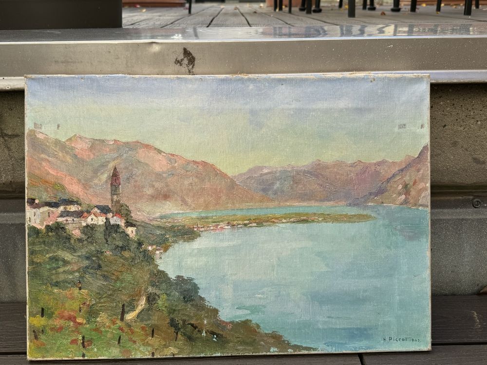 Henri PICCOT (XX) 1942 Paysage (Usato) a Genève per CHF 100 – con ...