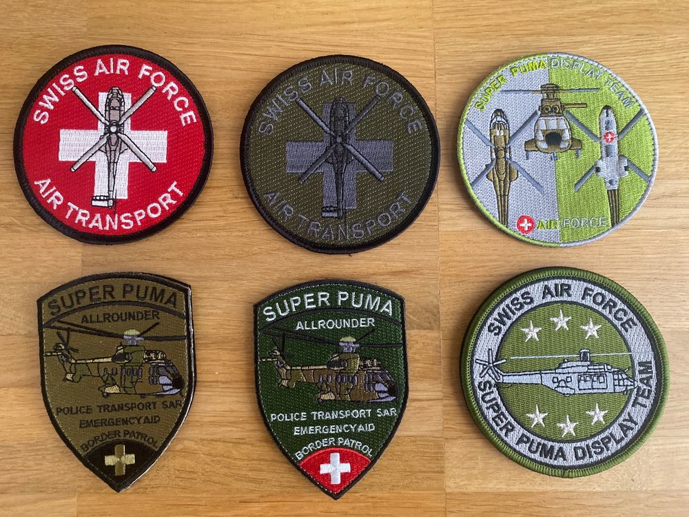 Patches Helikopter Schweizer Luftwaffe (Neu (gemäss Beschreibung)) in ...