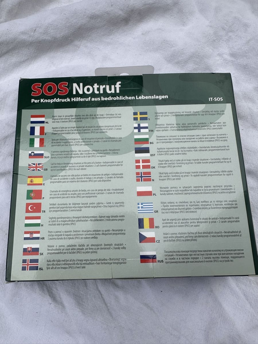 SOS Notruf ohne Garantie das es in der Schweiz funktioniert. (Defekt ...