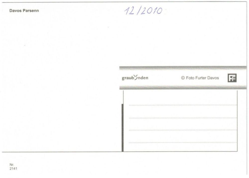 Davos - 4 Bild AK Parsenn (Gebraucht) in Binningen für CHF 1.5 – mit ...