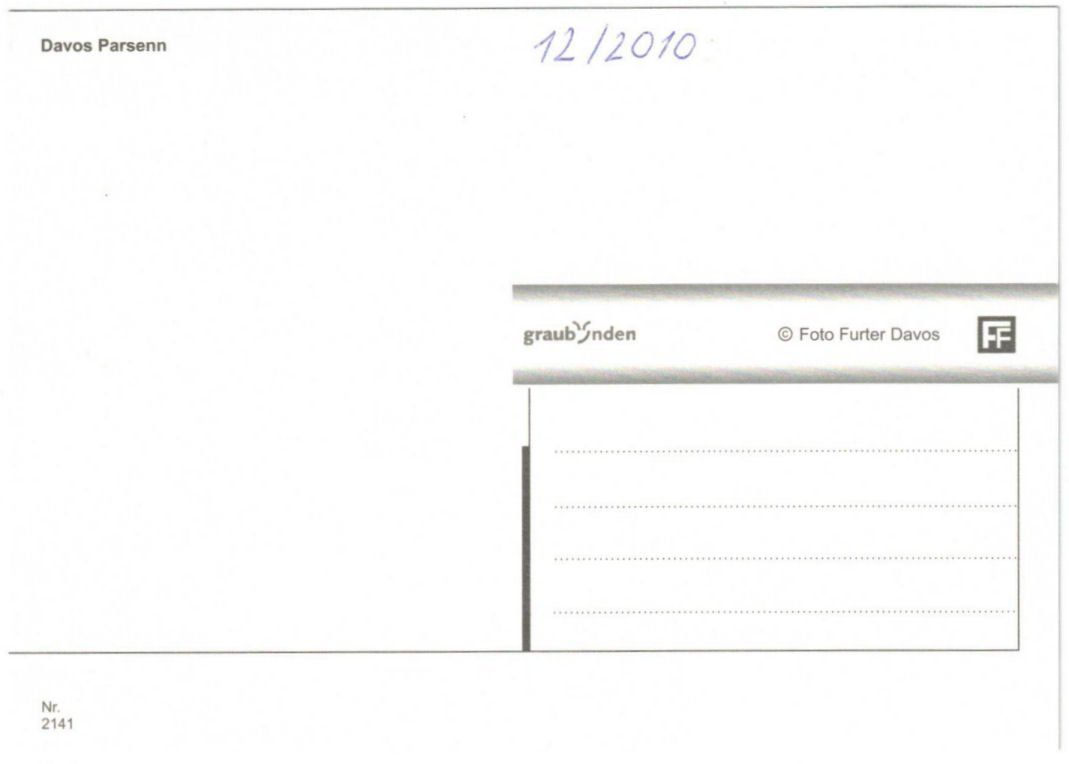 Davos - 4 Bild AK Parsenn (Gebraucht) in Binningen für CHF 1.5 – mit ...