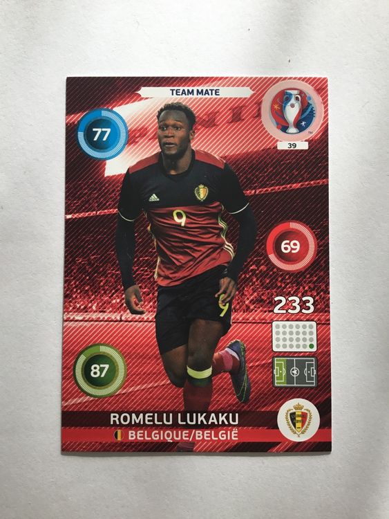 Panini Euro 2016 Adrenalyn Cards Romelu Lukaku Neu | Kaufen auf Ricardo